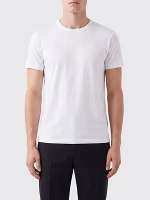 TOM FORD Crewneck T-shirt In Stretch Cotton With Short Sleeves And Straight Hem - White