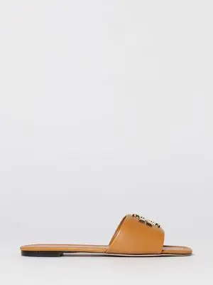 Tory Burch Eleanor Leather Mules Honey