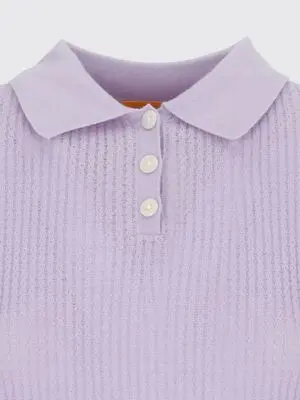 Guest In Residence Ribbed Knit Polo Shirt
