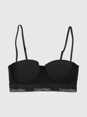 Calvin Klein Cotton Blend Bra - Black