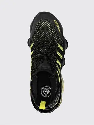 PLEIN SPORT Mesh And Rubber Sneakers - Black
