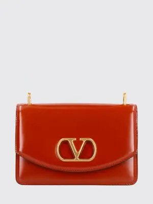 Valentino Garavani Vain Small Leather Bag - Burnt