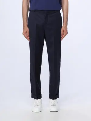 Balmain Pants In Wool Twill - Black