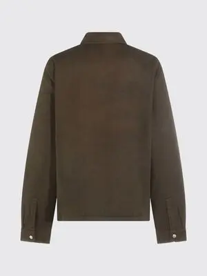 Rick Owens Cotton Shirt Jacket - Dust