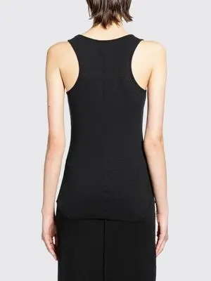 THOM KROM Cotton And Linen Top - Black