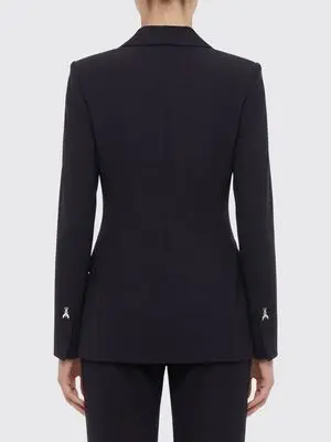 Patrizia Pepe Single-breasted Polyester Blazer - Black