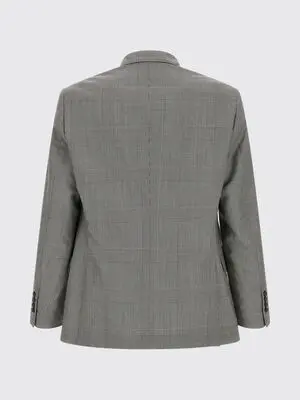 Brunello Cucinelli Prince Of Wales Single-breasted Virgin Wool Blazer