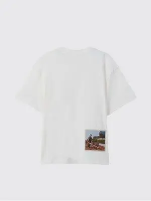 Jacquemus Cotton Blend Crewneck T-shirt With Graphic Print