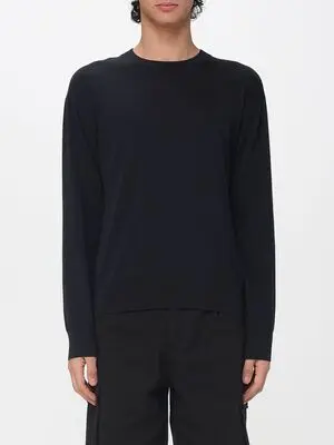 LANEUS Cotton Knit Top - Black
