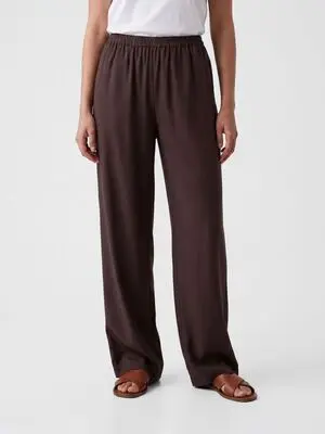 Loulou De Saison Wide Leg Trousers - Brown