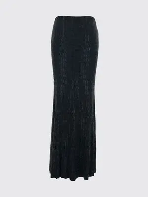 VENUJA Long Draped Sarong-style Skirt With Crystal Embellishments