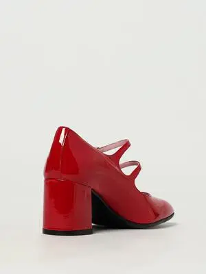 CAREL Patent Leather Mary Jane Block Heel Shoes