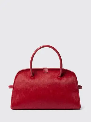 Jacquemus Le Petit Turismo Leather And Calf Hair Bag - Red
