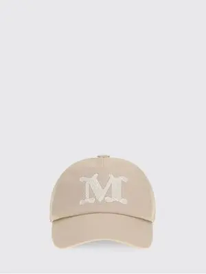 Max Mara Cotton Baseball Cap With Embroidered Logo