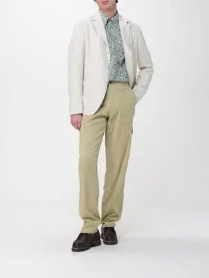Etro Single-breasted Blazer In Cotton And Wool
