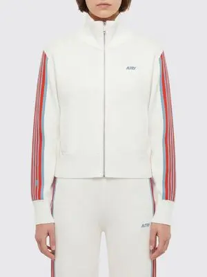 AUTRY Viscose Blend Sweatshirt With Logo - White