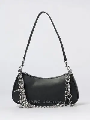 Marc Jacobs Shoulder Bag With Chain Strap - Black