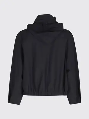 DUNO Technical Fabric Windbreaker Jacket With Hood And Drawstring