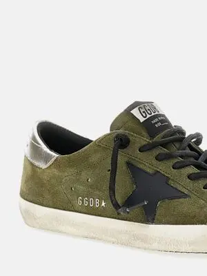 GOLDEN GOOSE Super-star Suede Sneakers With Distressed Effect