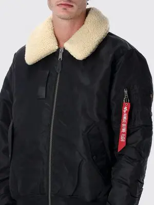 Alpha Industries Bomber Jacket With Shearling Collar