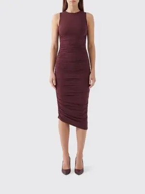 Wolford Asymmetric Stretch Jersey Dress - Plum