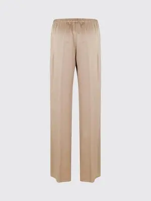 Loulou De Saison Pure Silk Palazzo Pants - Beige