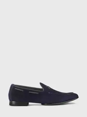 DOUCAL'S Suede Loafers - Blue