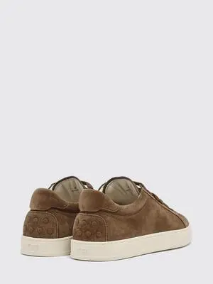 TOD'S Suede Lace-up Trainers - Brown