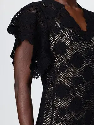 TWINSET Cotton Lace Mini Dress