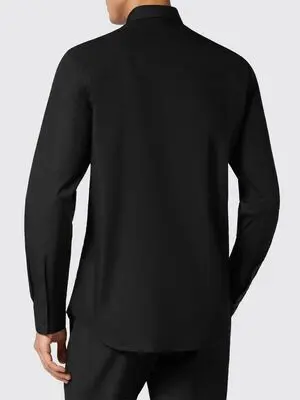Philipp Plein Cotton Poplin Shirt With Rhinestones