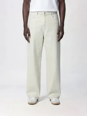 A.p.c. Organic Cotton Denim Wide Leg Jeans - White