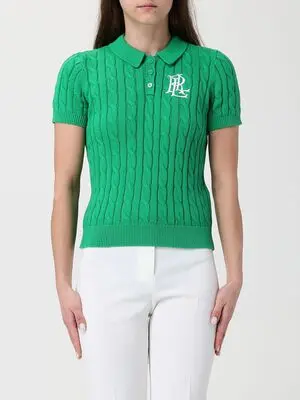 Ralph Lauren Cotton Knit Polo Shirt Green