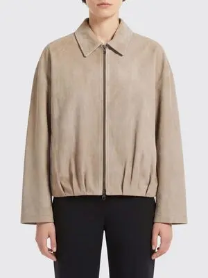 SALVATORE SANTORO Suede Leather Jacket - Earth
