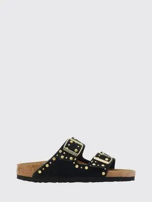 BIRKENSTOCK Arizona Rivet Suede Sandals With Studs - Black