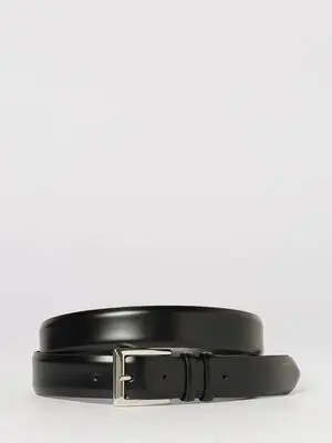 Orciani Orciani Brushed Leather Belt Black