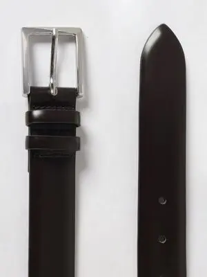 Orciani Brushed Leather Belt - Brown