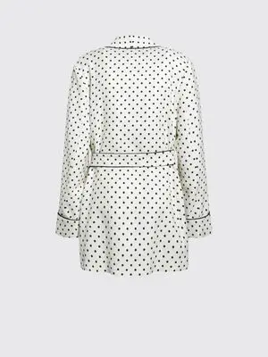 Valentino Garavani Polka Dot Viscose Robe Jacket