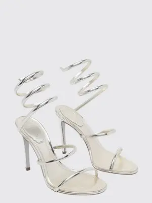 Rene Caovilla Cleo Patent Leather Stiletto Sandals