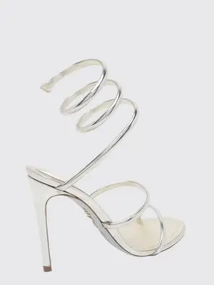 Rene Caovilla Cleo Patent Leather Stiletto Sandals