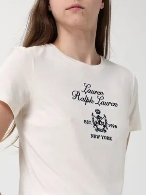Ralph Lauren Cotton T-shirt With Logo - Beige