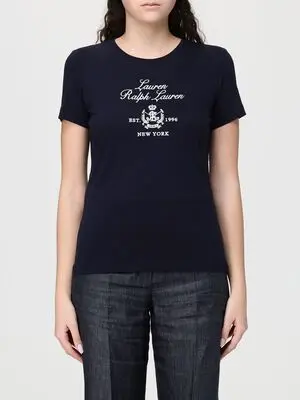 Ralph Lauren Cotton T-shirt With Logo - Blue