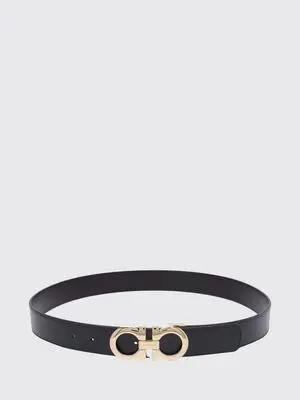 FERRAGAMO Gancini Belt - Black