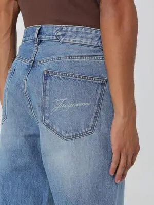 Jacquemus Straight Fit Cotton Denim Jeans