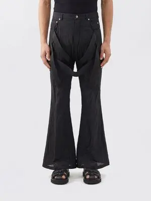 Rick Owens Flared Denim Jeans - Black