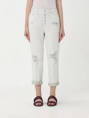 DONDUP Distressed Button-fly Trousers