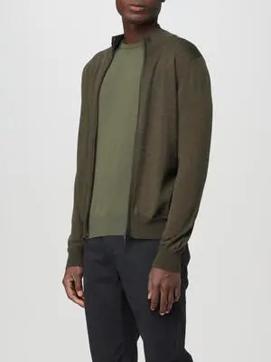 XC Zip-up Fine Knit Jumper - Military