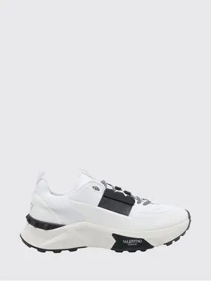 Valentino Garavani Mesh Lace-up Sneakers - White