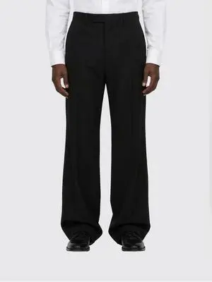 Valentino Garavani Tailored Wide-leg Wool Blend Trousers - Black