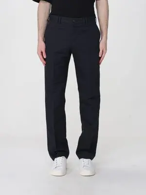 PT TORINO Cotton And Linen Chino Trousers - Black