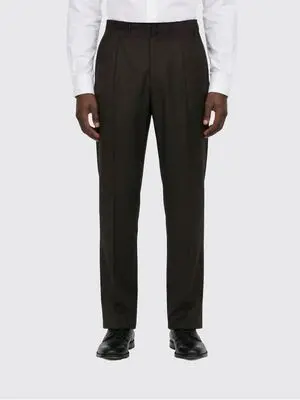 Dolce & Gabbana Virgin Wool Tailored Trousers - Brown